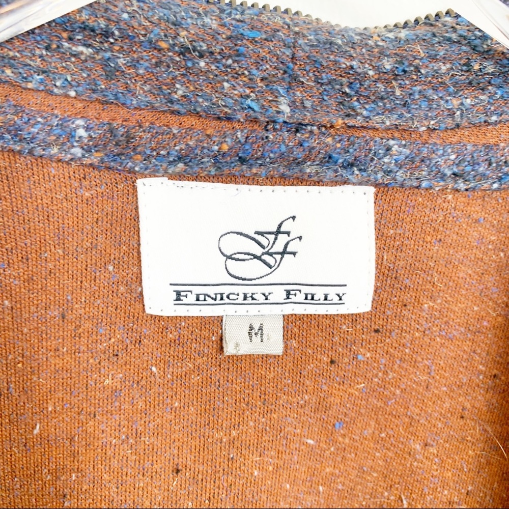 Finicky Filly | Unique Structured Drape Front Wool Ja… - Gem